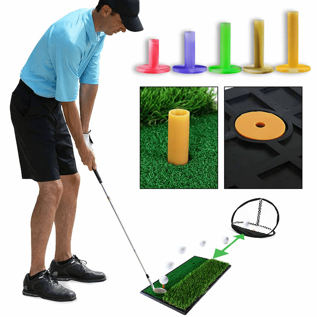 Colorful Rubber Tees for Golf Mats with 5 Sizes | Gloof Golf – gloofgolf